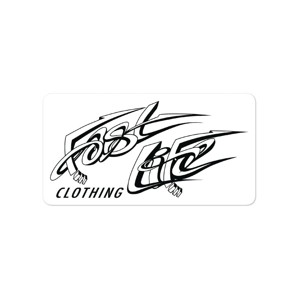 Original logo sticker – fastlifeclothing.com